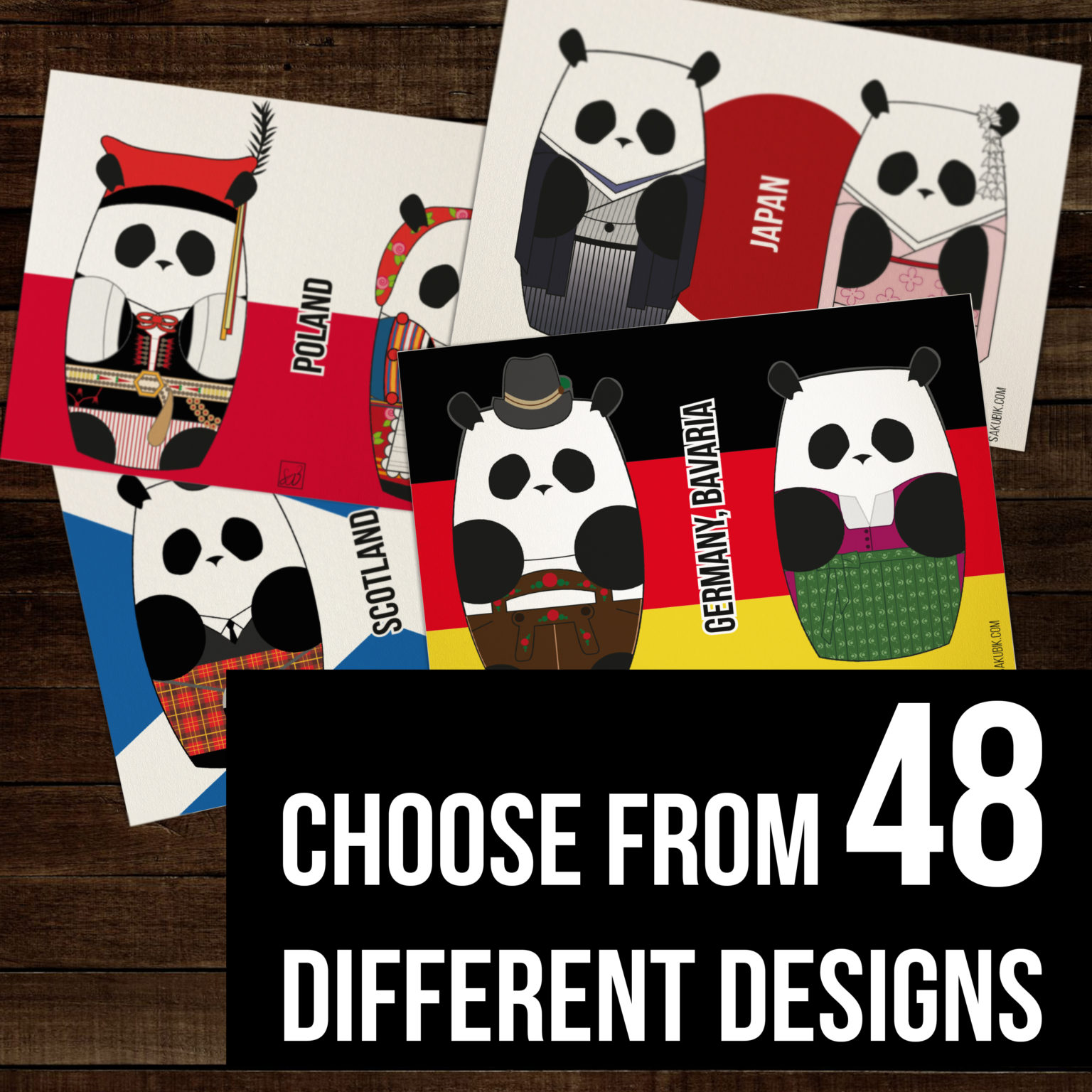 Culture Panda Postcards – sakubik.com